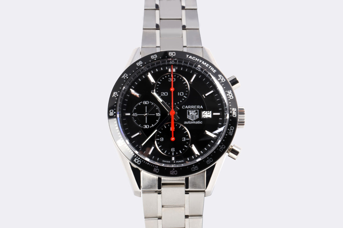 Tag Heuer Carrera CV2014-1 Stainless Steel 41mm Watch – Chorost & Co.