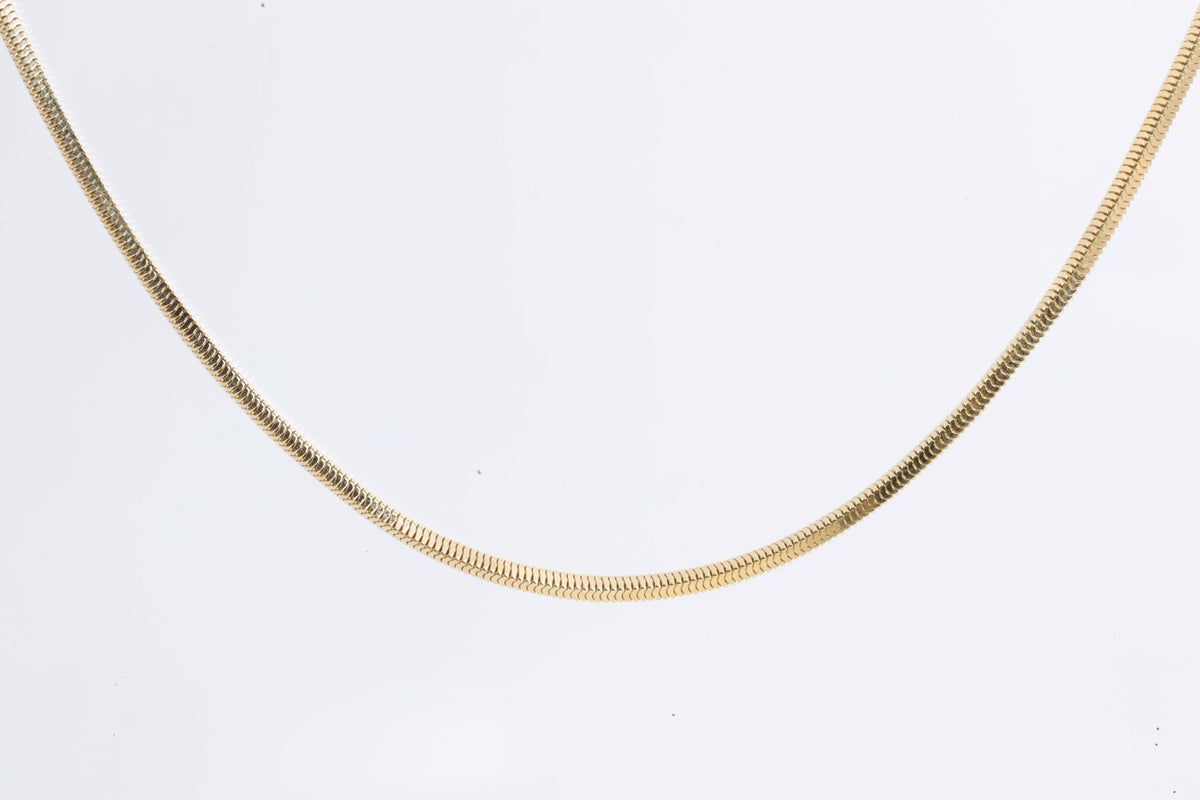 24" 14k Yellow Gold Box Snake Chain (10.28g.) – Chorost & Co.