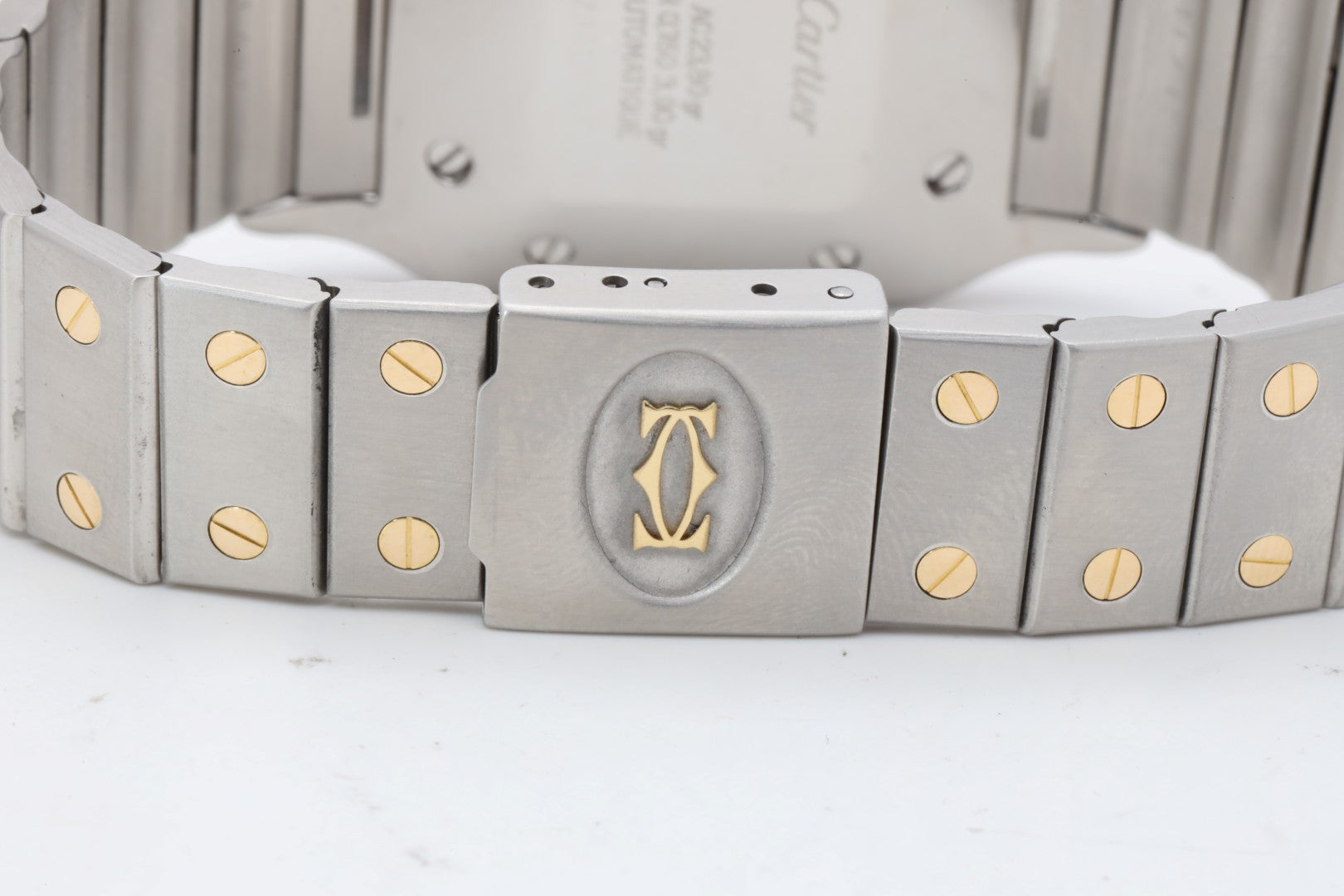 Cartier Santos Carrée 2961 29mm Stainless Steel & 18k Yellow Gold Watc ...