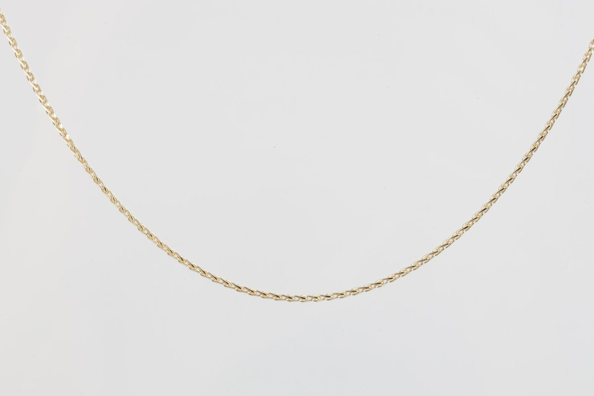 18" 14k Yellow Gold Wheat Chain (4.25g.) – Chorost & Co.