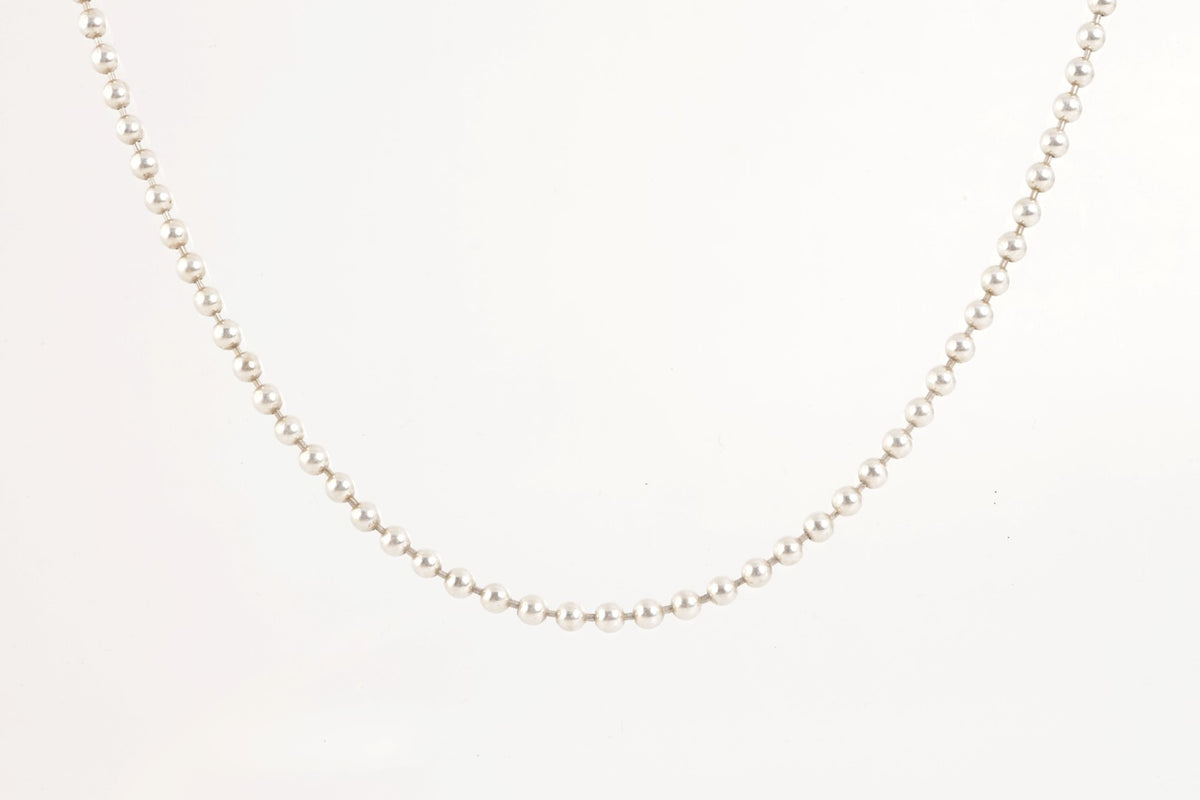 30" 925 Silver Ball Chain Necklace (20.16g.) – Chorost & Co.