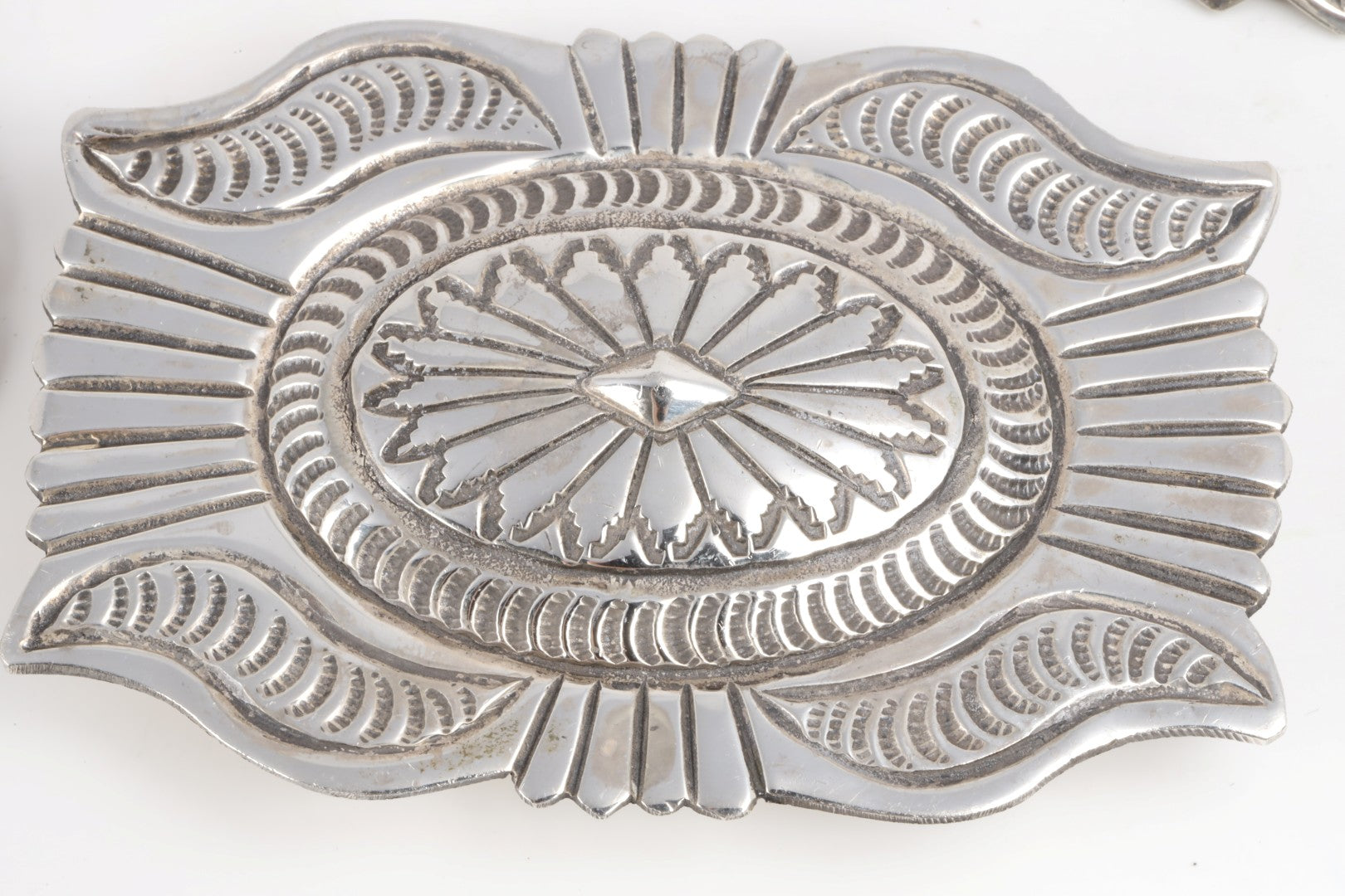 925 Silver Native American 12-piece Concho Belt Set (459.80g ...