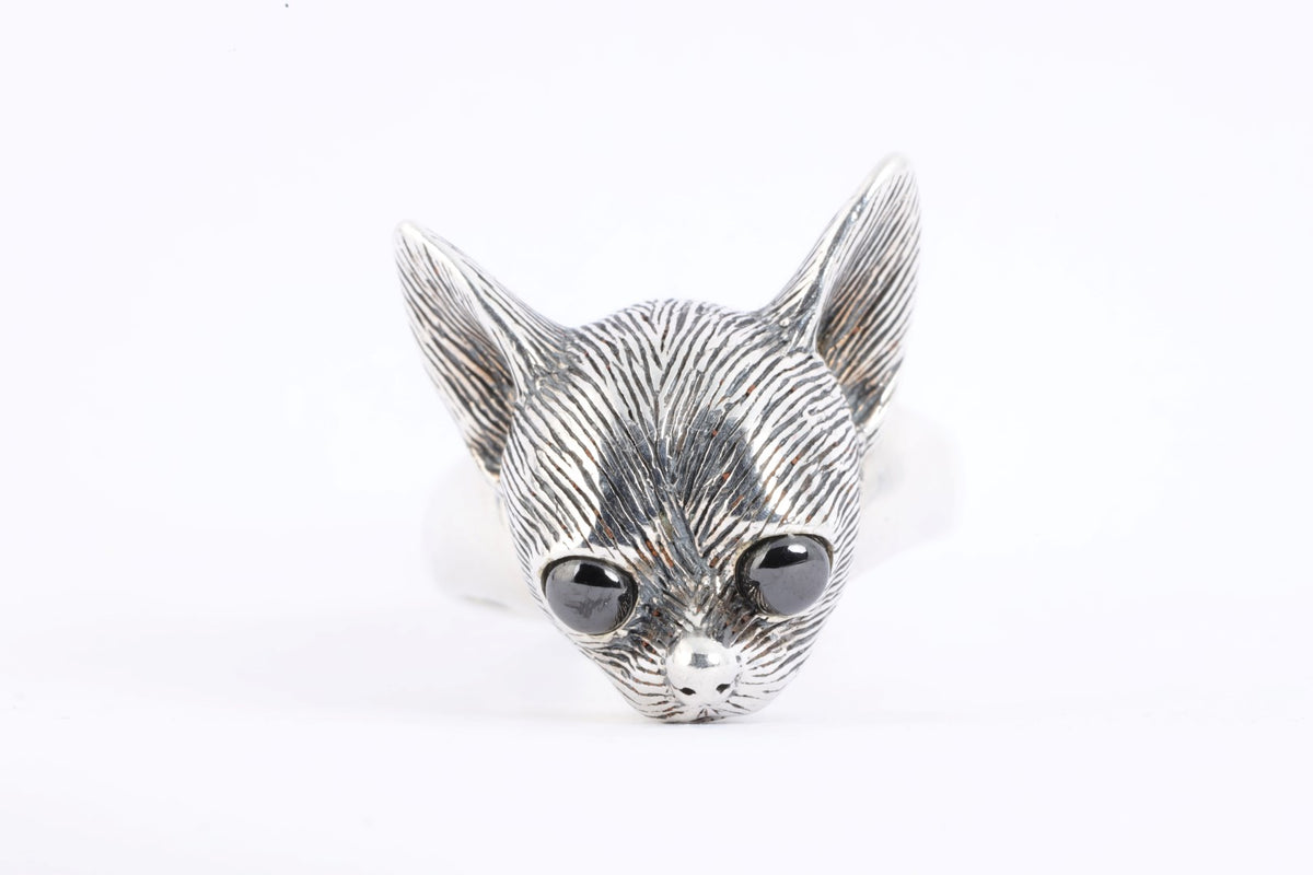 925 Silver Dog Head Ring Size 10 (11.16g.) – Chorost & Co.