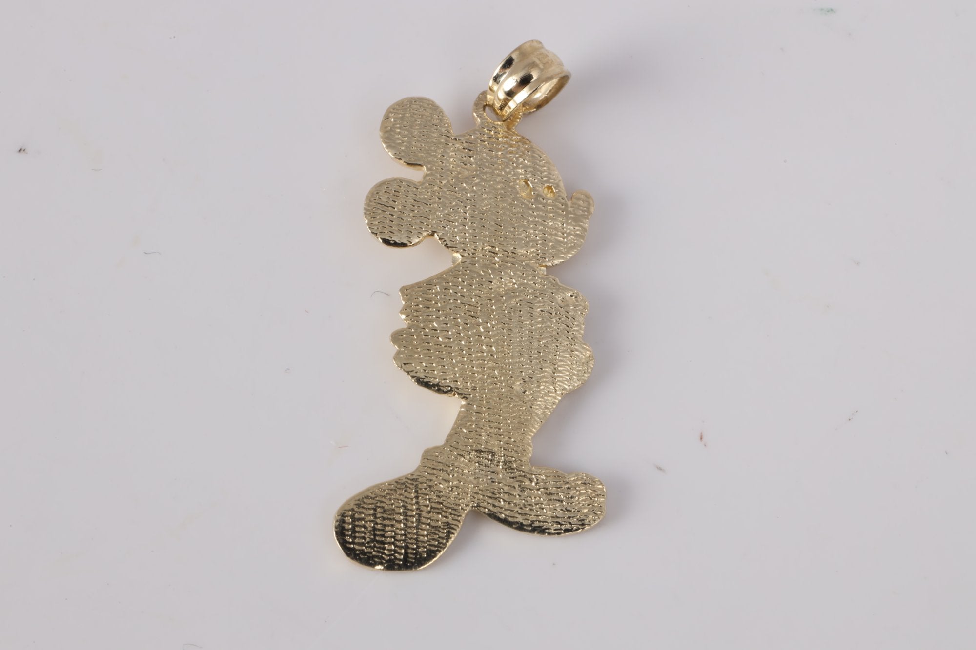14k Yellow Gold Multi Finish Disney's Mickey Mouse Pendant (1.73g.) - Chorost & Co.