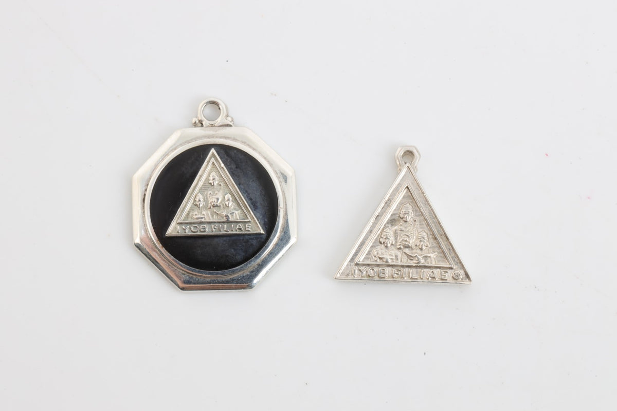 925 Silver Freemason's Iyob Filiae Pendant Set (7.91g.) – Chorost & Co.