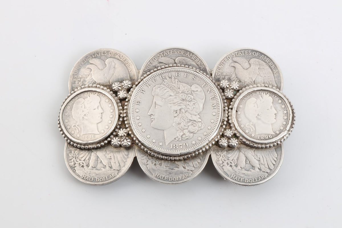 999 Silver Coin Belt Buckle (145.96g.) – Chorost & Co.